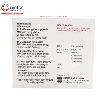 [CHÍNH HÃNG] Thuốc Inore-Kit tiêu diệt vi khuẩn H.pylori