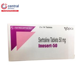 [CHÍNH HÃNG] Thuốc Inosert-50 - Lựa chọn hàng đầu cho người trầm cảm.