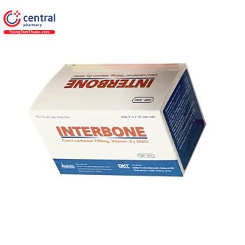 [CHÍNH HÃNG] Thuốc Interbone - Bổ sung calci và vitamin D3 cho xương