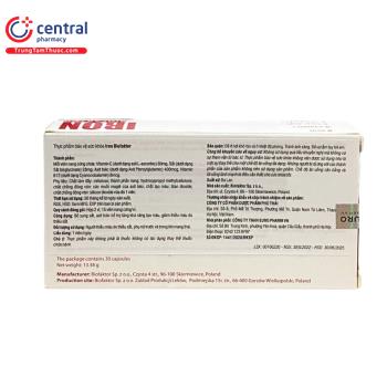 Thuốc sắt Iron Biofaktor hỗ trợ điều trị thiếu máu thiếu sắt