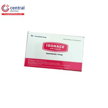 [CHÍNH HÃNG] Thuốc Isonace 10mg - Điều trị viêm mụn trứng cá nặng