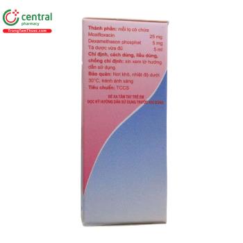 Thuốc Isotic Moxisone - điều trị nhiễm khuẩn mắt, viêm tai giữa cấp