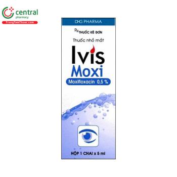 Thuốc nhỏ mắt Ivis Moxi 0,5% - Chỉ định điều trị viêm kết mạc có mủ