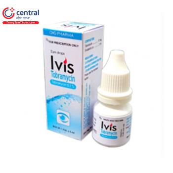 [CHÍNH HÃNG] Thuốc Ivis Tobramycin - công dụng, liều dùng