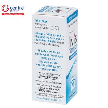 [CHÍNH HÃNG] Thuốc Ivis Tobramycin - công dụng, liều dùng