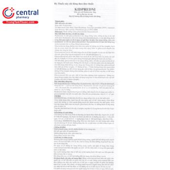 [CHÍNH HÃNG] Thuốc Kidpredni 5mg - Thuốc kháng viêm, chống dị ứng