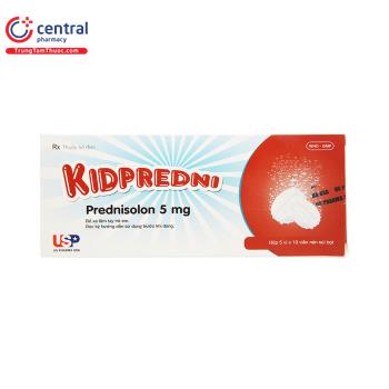 [CHÍNH HÃNG] Thuốc Kidpredni 5mg - Thuốc kháng viêm, chống dị ứng