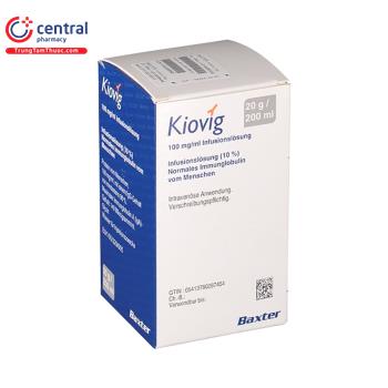 [CHÍNH HÃNG] Thuốc Kiovig điều trị hội chứng suy giảm miễn dịch