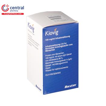 [CHÍNH HÃNG] Thuốc Kiovig điều trị hội chứng suy giảm miễn dịch