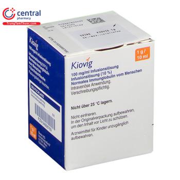 [CHÍNH HÃNG] Thuốc Kiovig điều trị hội chứng suy giảm miễn dịch