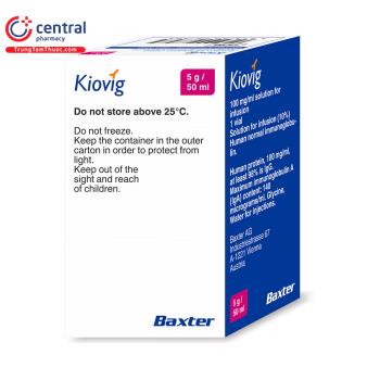 [CHÍNH HÃNG] Thuốc Kiovig điều trị hội chứng suy giảm miễn dịch