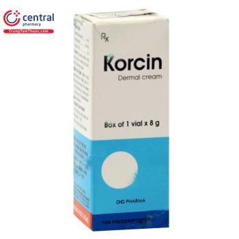 [CHÍNH HÃNG] Thuốc Korcin điều trị viêm da, eczema, nhiễm khuẩn