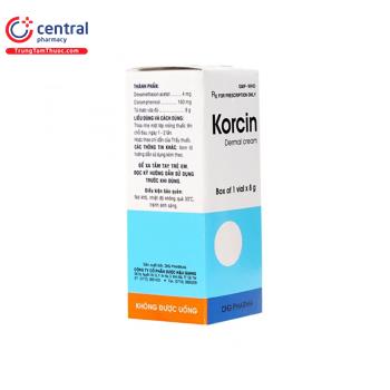 [CHÍNH HÃNG] Thuốc Korcin điều trị viêm da, eczema, nhiễm khuẩn