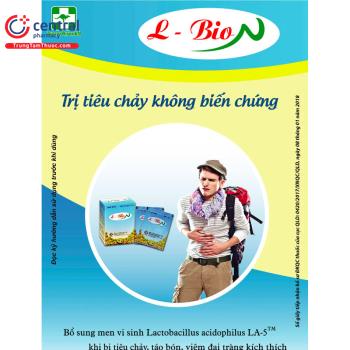 [CHÍNH HÃNG] Thuốc L-Bio-N (Hộp 100 gói) - Thuốc điều trị tiêu chảy