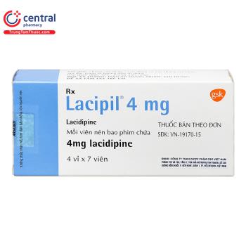 Thuốc Lacipil 4mg: giải pháp hạ huyết áp hiệu quả