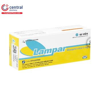 [CHÍNH HÃNG] Thuốc Lampar 5mg điều trị trào ngược dạ dày - thực quản