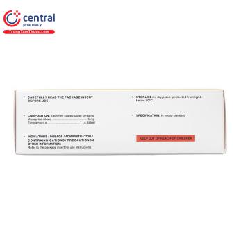 [CHÍNH HÃNG] Thuốc Lampar 5mg điều trị trào ngược dạ dày - thực quản