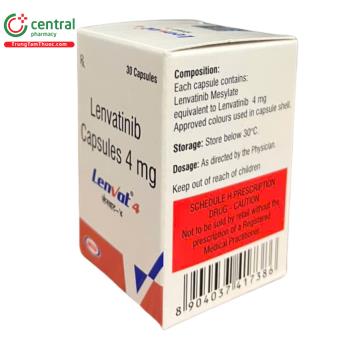 Thuốc Lenvat 4mg chỉ định điều trị bệnh ung thư tuyến giáp