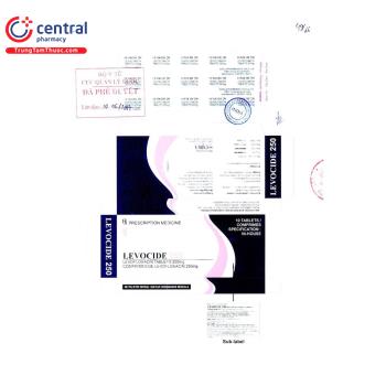 [CHÍNH HÃNG] Thuốc Levocide 500 - Kháng sinh phổ rộng diệt khuẩn mạnh