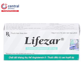 Thuốc Lifezar 50mg - Thuốc điều trị tăng huyết áp