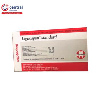 Thuốc Lignospan Standard - Gây mê cục bộ trong các thủ thuật nha khoa