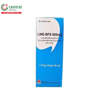 Thuốc kháng sinh Line-BFS 600mg điều trị nhiễm khuẩn hô hấp, da, mô mềm