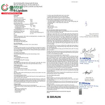 Thuốc Lipidem 20% 250ml - Nhũ tương truyền tĩnh mạch cung cấp lipid