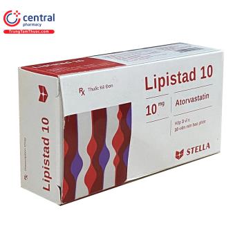 [CHÍNH HÃNG]Thuốc Lipistad 10 - Thuốc có tác dụng hạ Cholesterol máu