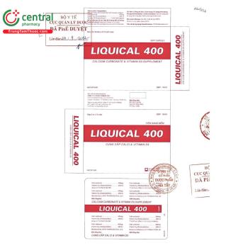 Thuốc Liquical 400 (Calci và vitamin D3) cải thiện sức khỏe xương