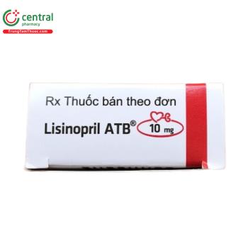 Thuốc Lisinopril ATB 10mg điều trị tăng huyết áp và suy tim