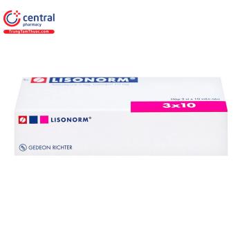 Thuốc điều trị tăng huyết áp Lisonorm 5mg/10mg (hộp 3 vỉ x 10 viên)