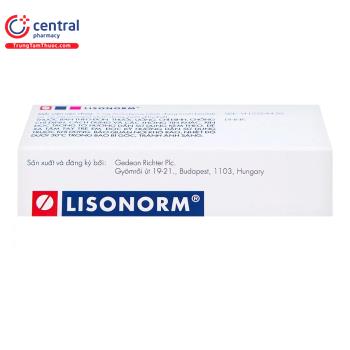 Thuốc điều trị tăng huyết áp Lisonorm 5mg/10mg (hộp 3 vỉ x 10 viên)