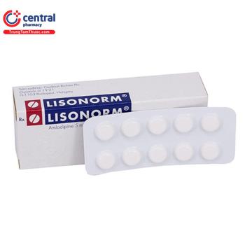Thuốc điều trị tăng huyết áp Lisonorm 5mg/10mg (hộp 3 vỉ x 10 viên)