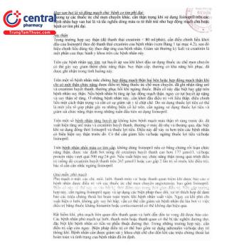 [CHÍNH HÃNG] Thuốc Lisopress 5mg dành cho bệnh nhân cao huyết áp