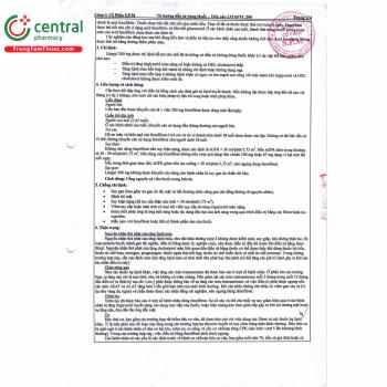 Thuốc Litapyl 200 điều trị tăng triglycerid, rối loạn lipid máu