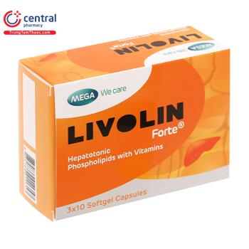 [CHÍNH HÃNG] Thuốc Livolin Forte điều trị bệnh viêm gan, xơ gan