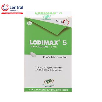 [CHÍNH HÃNG] Thuốc Lodimax 5: Giúp làm hạ huyết áp hiệu quả