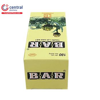 [CHÍNH HÃNG] Thuốc Lợi Gan Mật Bar (180 viên) mát gan, giải độc gan