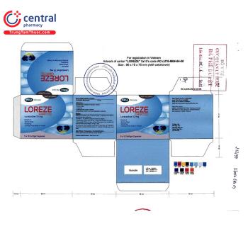 [CHÍNH HÃNG] Thuốc Loreze Mega điều trị tình trạng dị ứng hiệu quả