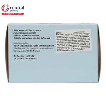 [CHÍNH HÃNG] Thuốc Loreze Mega điều trị tình trạng dị ứng hiệu quả