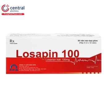 [CHÍNH HÃNG] Thuốc Losapin 100 - điều trị tăng huyết áp