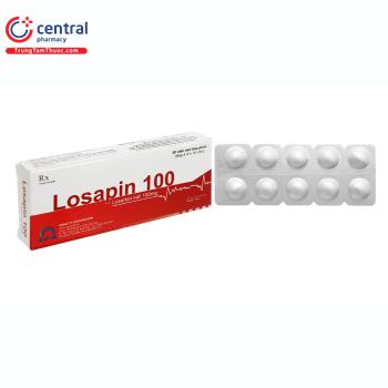 [CHÍNH HÃNG] Thuốc Losapin 100 - điều trị tăng huyết áp