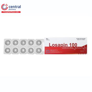 [CHÍNH HÃNG] Thuốc Losapin 100 - điều trị tăng huyết áp