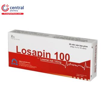 [CHÍNH HÃNG] Thuốc Losapin 100 - điều trị tăng huyết áp