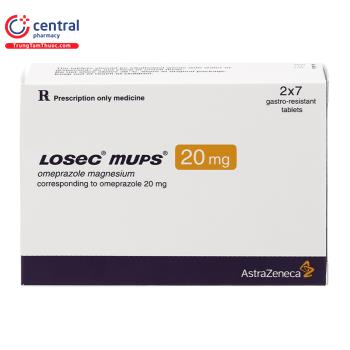 Thuốc Losec Mups 20mg - thuốc điều trị viêm loét dạ dày tá tràng