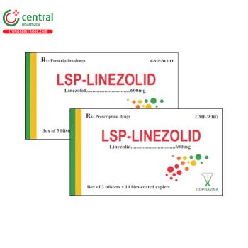 Thuốc LSP-Linezolid 600mg - Trị viêm phổi bệnh viện, nhiễm trùng da