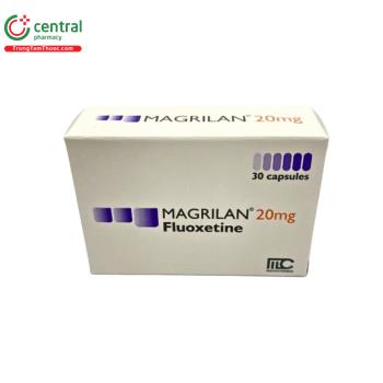 Thuốc Magrilan 20mg (Fluoxetin) điều trị trầm cảm và rối loạn ám ảnh