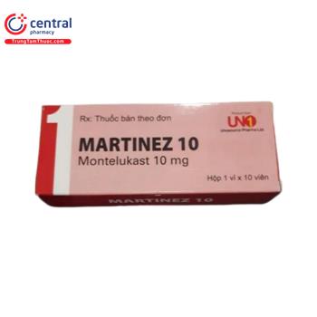 [CHÍNH HÃNG] Thuốc Martinez 10 hỗ trợ điều trị hen phế quản