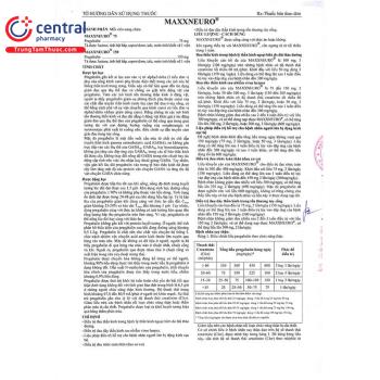 [CHÍNH HÃNG] Thuốc Maxxneuro 75 điều trị đau dây thần kinh