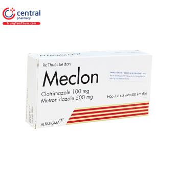[CHÍNH HÃNG] Thuốc Meclon - viên đặt điều trị viêm âm đạo